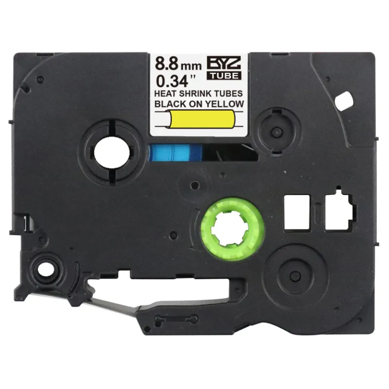 Brother Compatible Heat Shrink Tube Label - HSe-621 - 9mm Wide x 1.5m ...